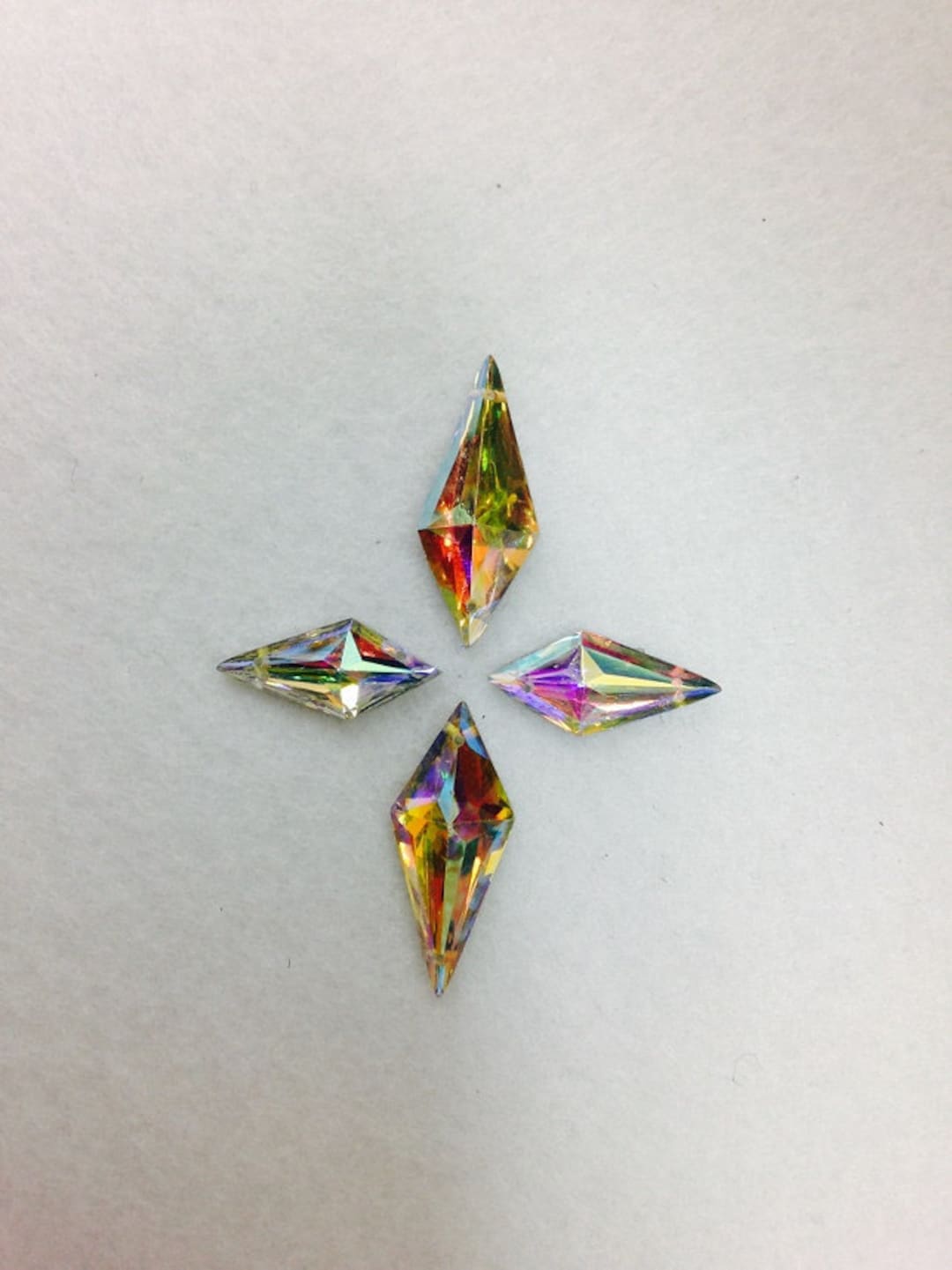 Resin Stone Diamond Shape Crystal AB Selling per Pack - Etsy