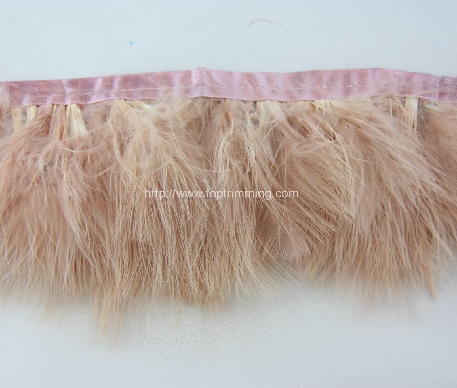 Marabou Turkey Fluff Feather Fringe Trim 34long | Etsy