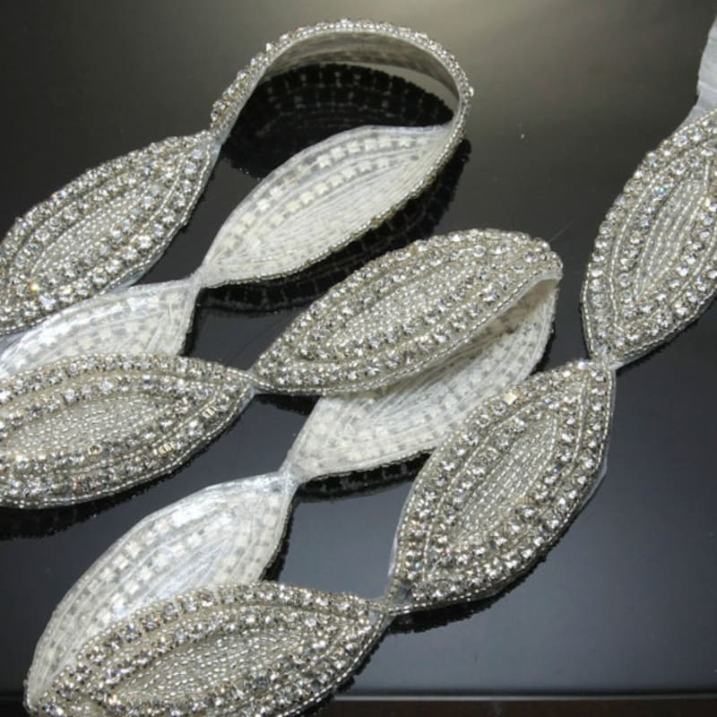 Rhinestone Sash - Etsy