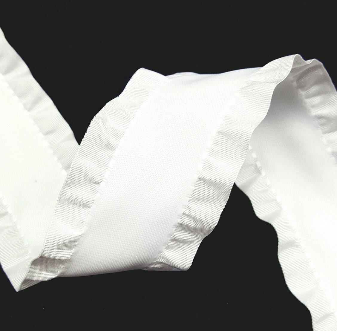 1.5 Double Ruffle Ribbon 5 Yard Reel 100% Polyester - Etsy