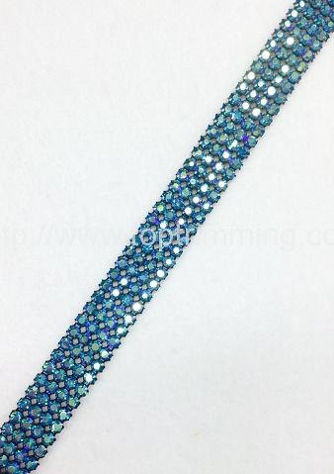Rhinestone Trim Metal Mesh Backing Crystal Ribbon Cake - Etsy