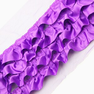 White Chiffon Ruffles Trim, Chic Chiffon Ruffle Fabric, Tutu Dress ...