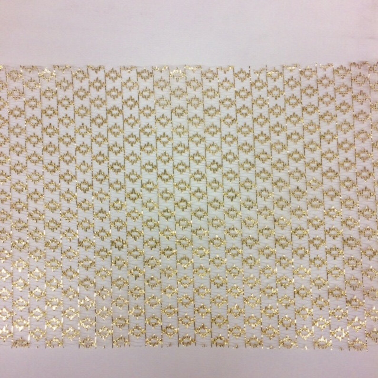 6 Wide Metallic Gold Lace Ribbon Price per 4 Yards | Etsy