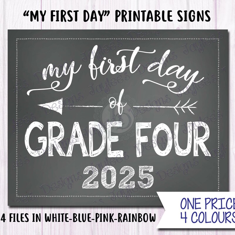 First Day Chalkboard - Etsy