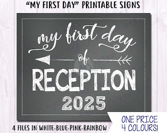 First Day of COLLEGE - 2025 - 4 Colour Choices! Chalkboard Sign Print ...