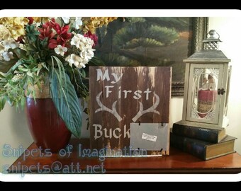 My First Buck Frame - Etsy