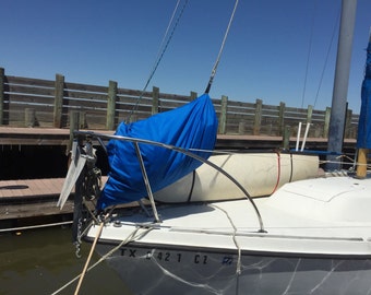 Sailboat Halyard / Sheet Bag V2.0 Sunbrella Cadet Grey - Etsy