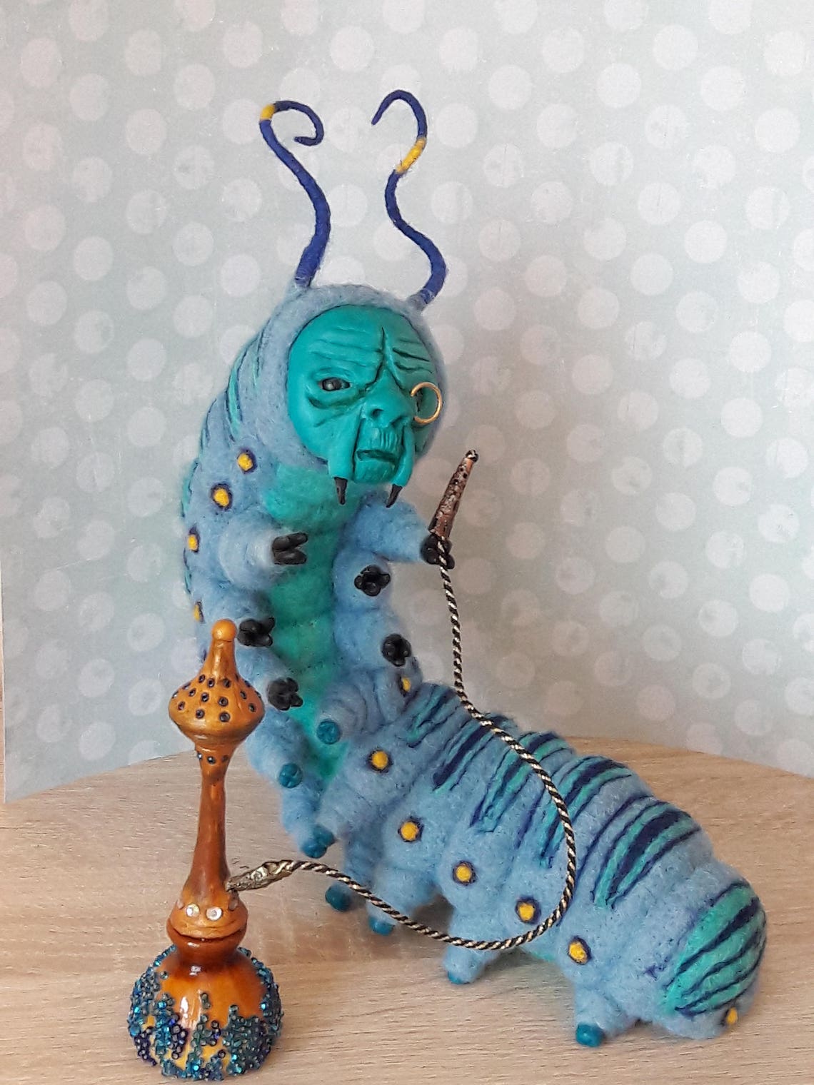 Raupe Absolem Alice im Wunderland-OOAK Tim Burton Lewis - Etsy