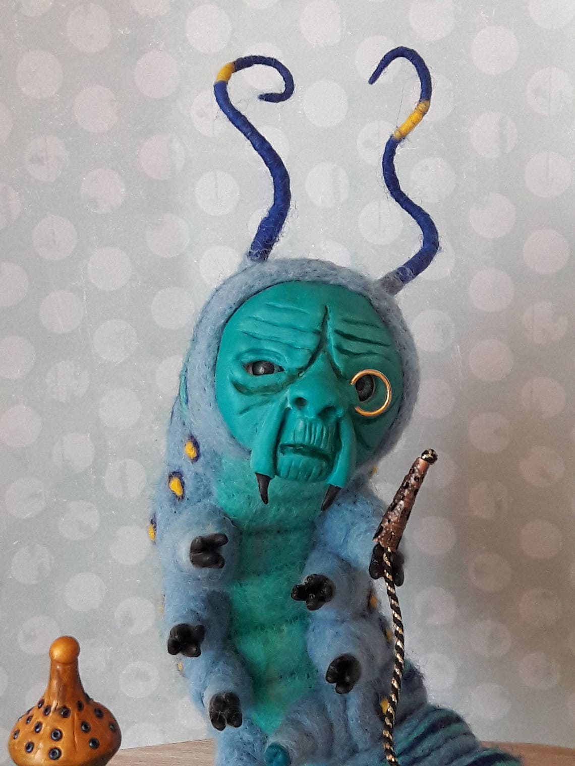 Raupe Absolem Alice im Wunderland-OOAK Tim Burton Lewis - Etsy
