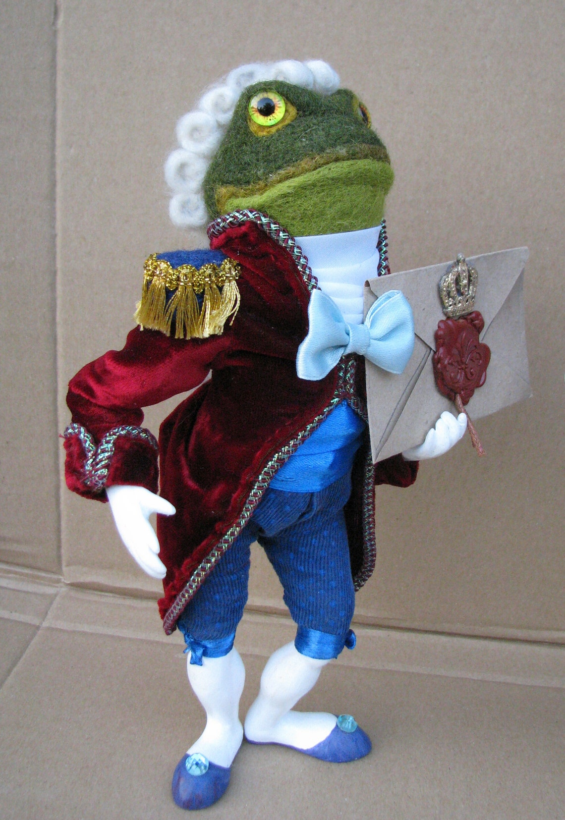 Frog Footman Fish Postman Alice in Wonderland Needle Felted - Etsy