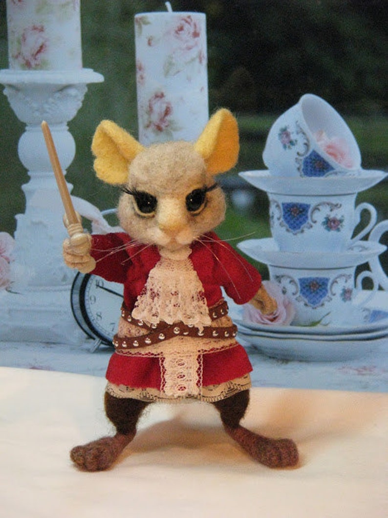Dormouse Wonderland Mallymkun Tim Burton Fairy Tale Mouse - Etsy