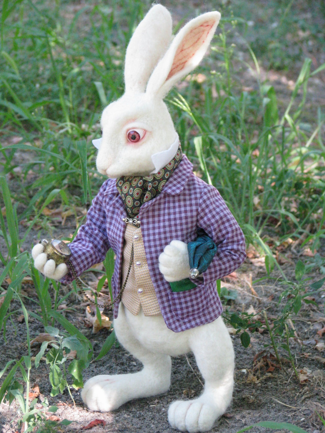 White Rabbit in the Wonderland (based on the Picture of John Tenniel ...