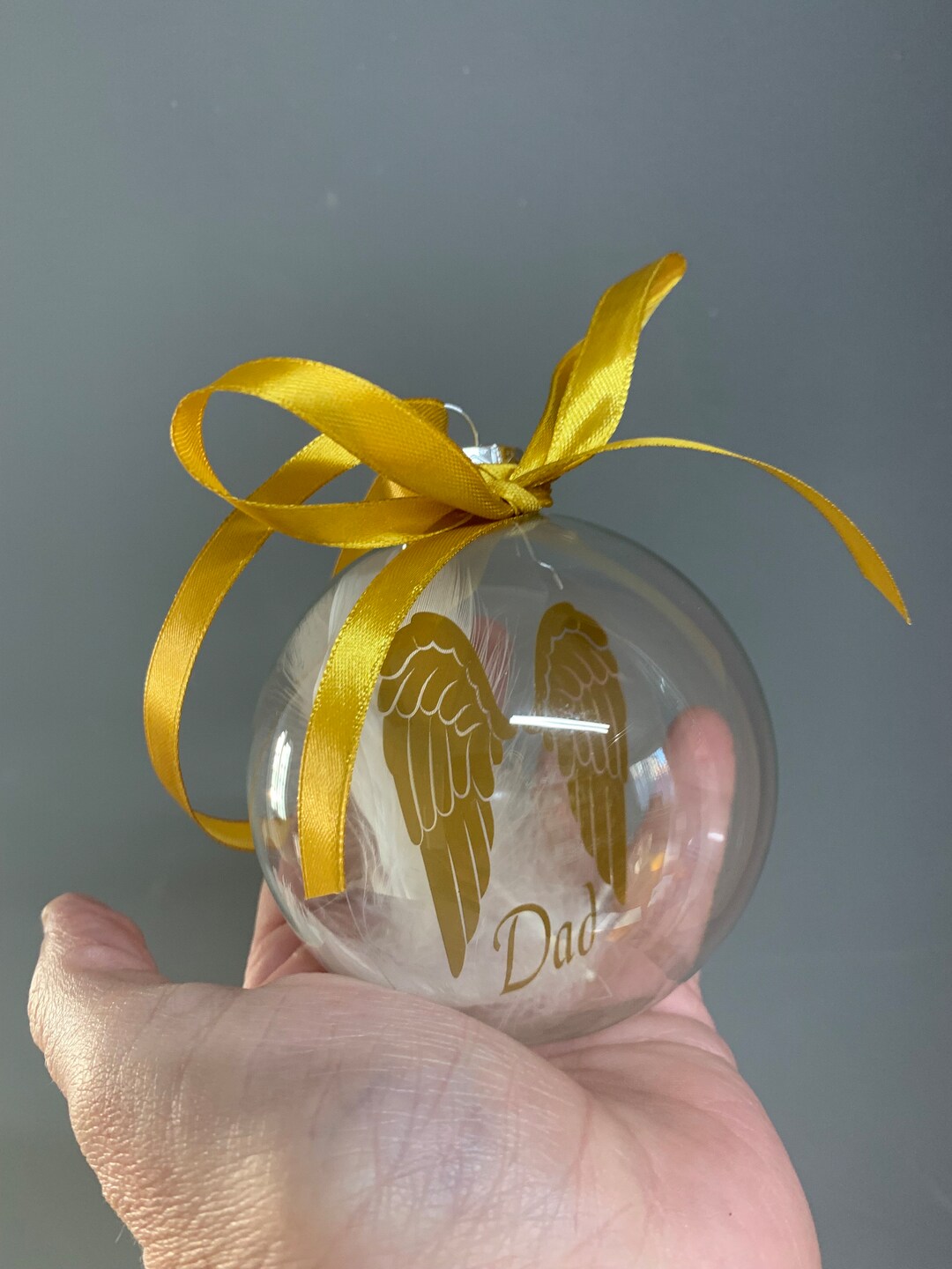 Memorial Floating Glass Bauble - Etsy