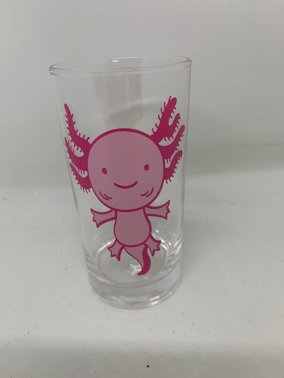 Axolotl Glass Tumbler Personalised Gift - Etsy