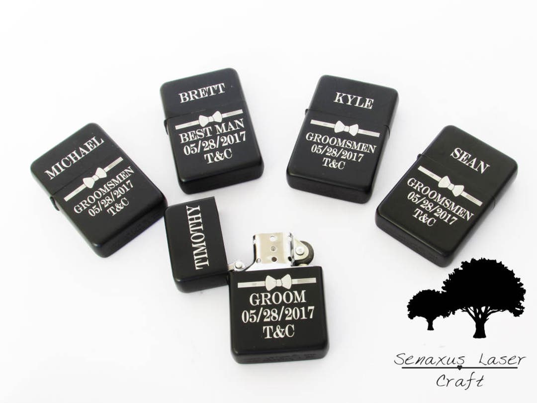 Best Man Personalised Lighter Perfect for Best Man, Groomsmen, Father ...