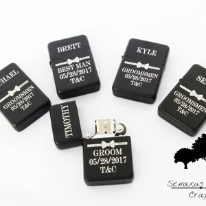 Best Man Personalised Lighter Perfect for Best Man, Groomsmen, Father ...