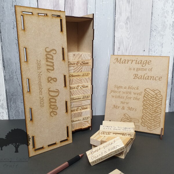 Wedding Blocks - Etsy UK