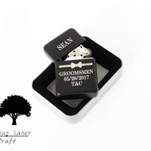 Best Man Personalised Lighter Perfect for Best Man, Groomsmen, Father ...