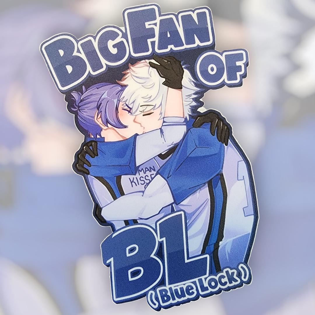 Blue Lock Nagi X Reo Sticker Decal: Matte Vinyl, Waterproof - Etsy