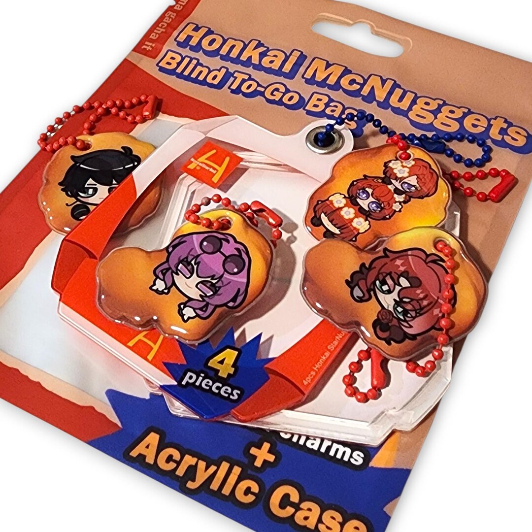 GACHA!! Honkai Star Rail: Squishy Mcnuggets Character Charms + Case ...