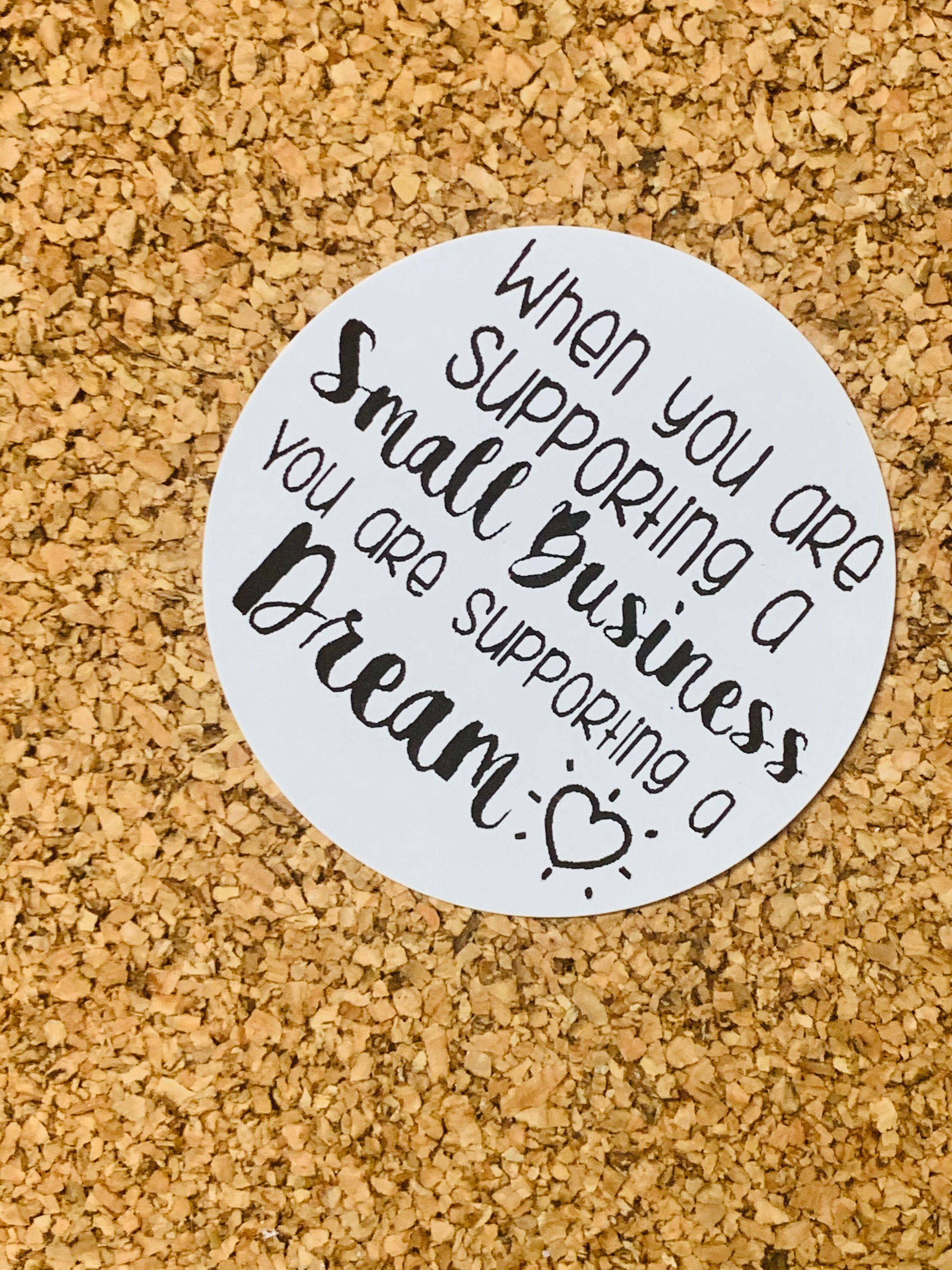 When You Are Supporting a Business You Are Supporting a Dream | Etsy