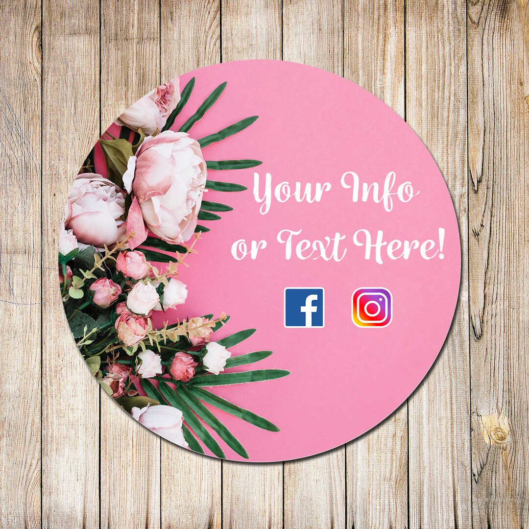 Circle Custom Labels , Pre Design ,logo Stickers, Packaging Labels ...