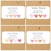 Cute Return Address Labels With Hearts mailing Labels Return - Etsy