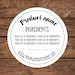 3 Inch Circle Stickers Waterproof Custom Labels With Your - Etsy