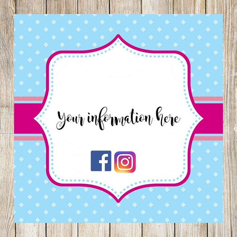 Custom Square Logo Stickers, Personalized Labels - Etsy