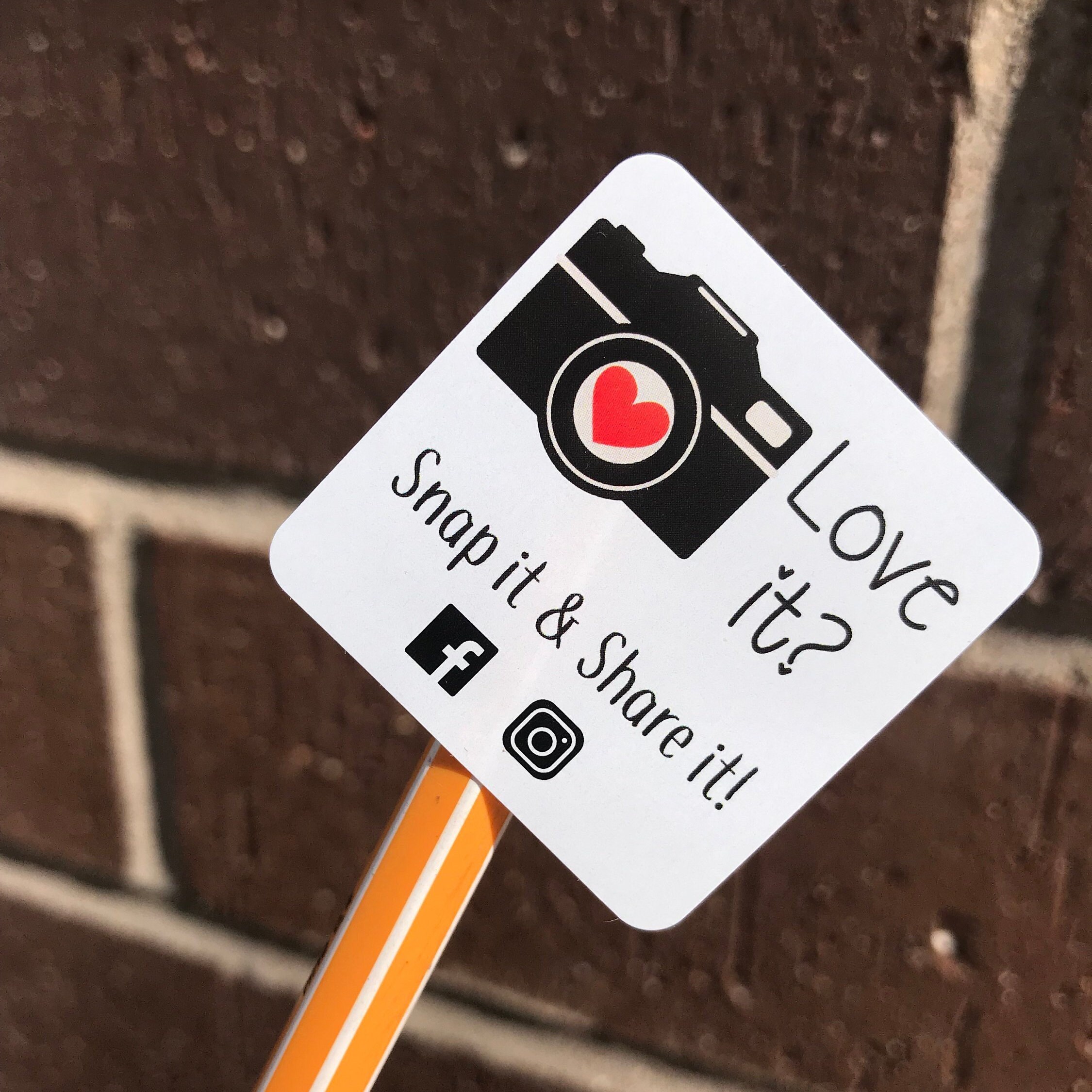 Social Media Stickers Love Stickers Branding Stickers Love | Etsy