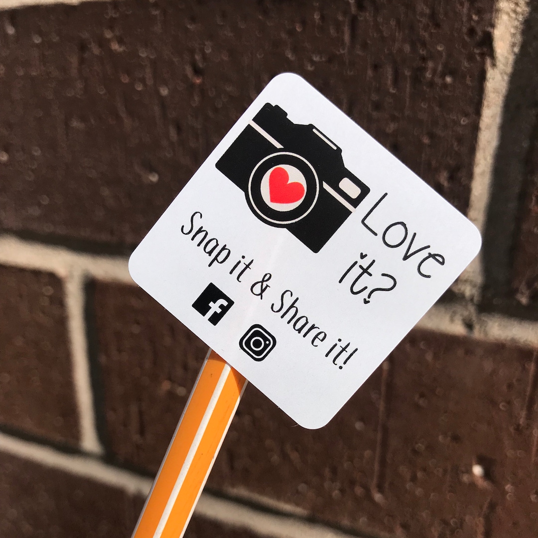 Social Media Stickers, Love Stickers, Branding Stickers, Love It Snap ...