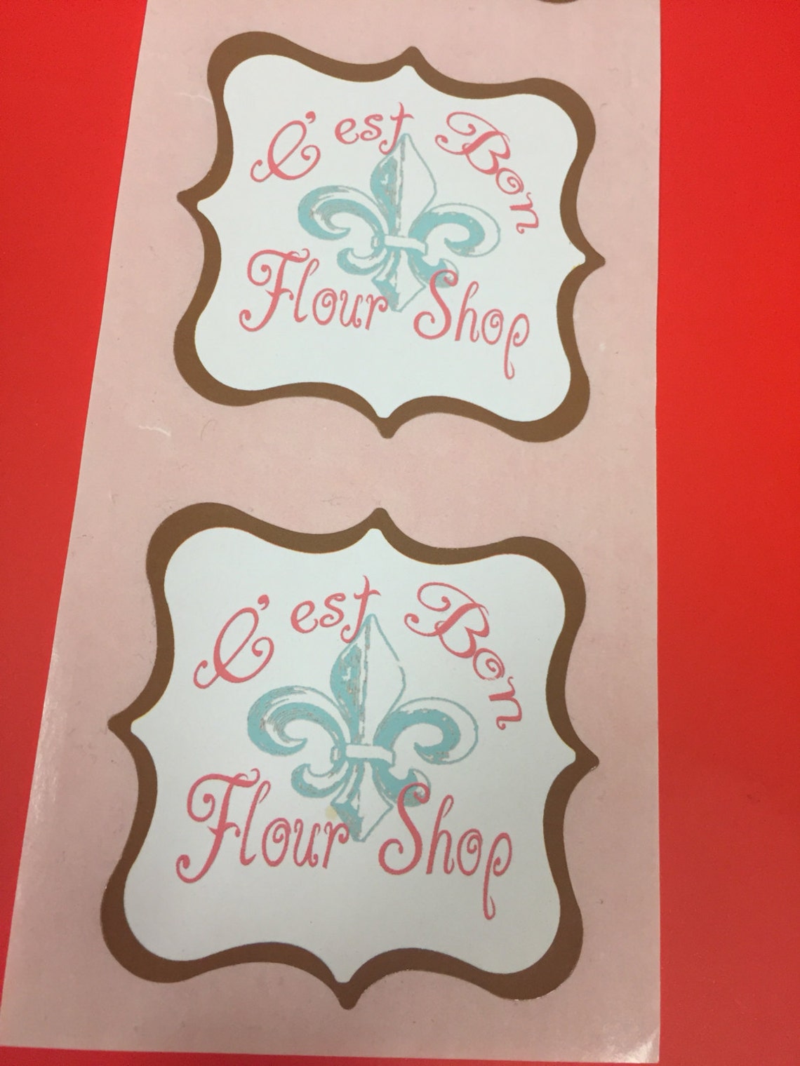 Custom Stickers plaque Shape Labelslogo Stickers Custom - Etsy