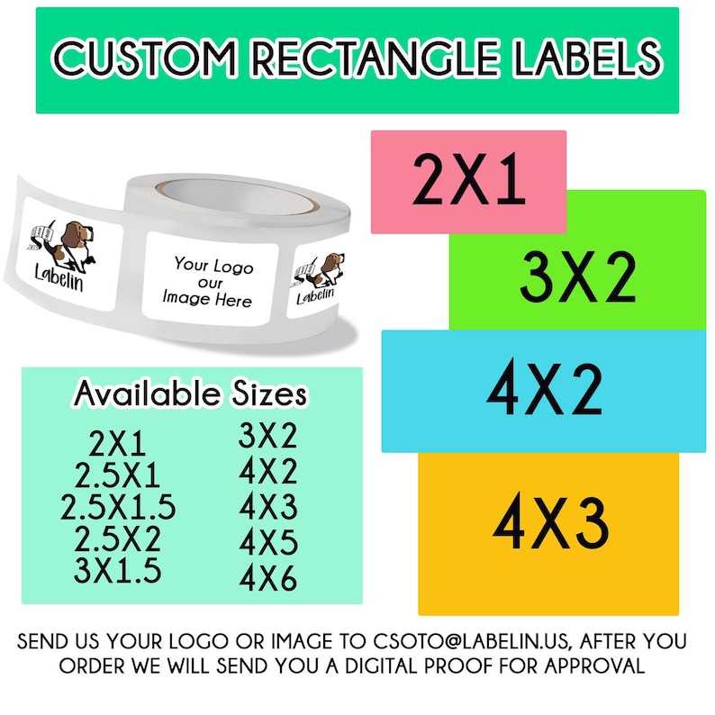 Custom Rectangle Stickers Stickerscustom Labelspackaging - Etsy Custom Rectangle Stickers Stickerscustom Labelspackaging - Etsy