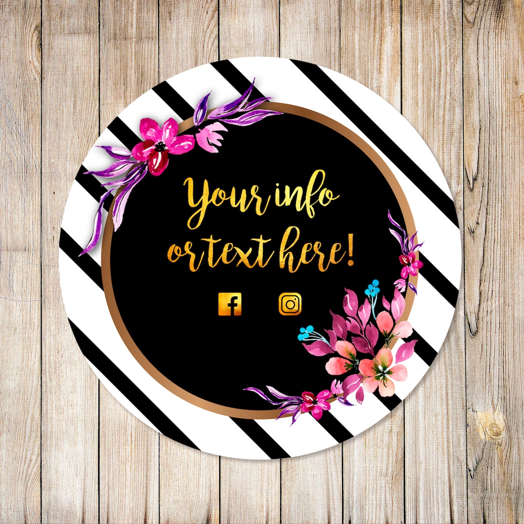 Circle Custom Labels , Pre Design ,logo Stickers, Packaging Labels ...