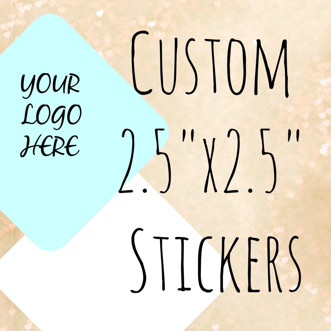 Square Custom Labels, Custom Labels, Custom Stickers, Packaging Sticker ...