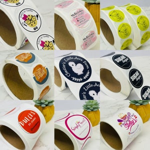 Circle Custom Labels, Custom Stickers,logo Labels, Logo Stickers ...