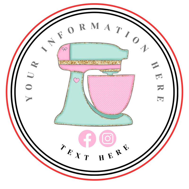 Baking Labels - Etsy