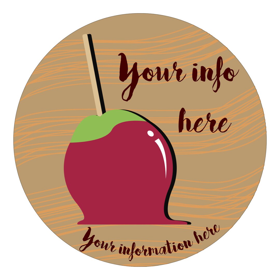 2" Circle Custom Labels,baker Stickers,stickers,logo Stickers, Product ...