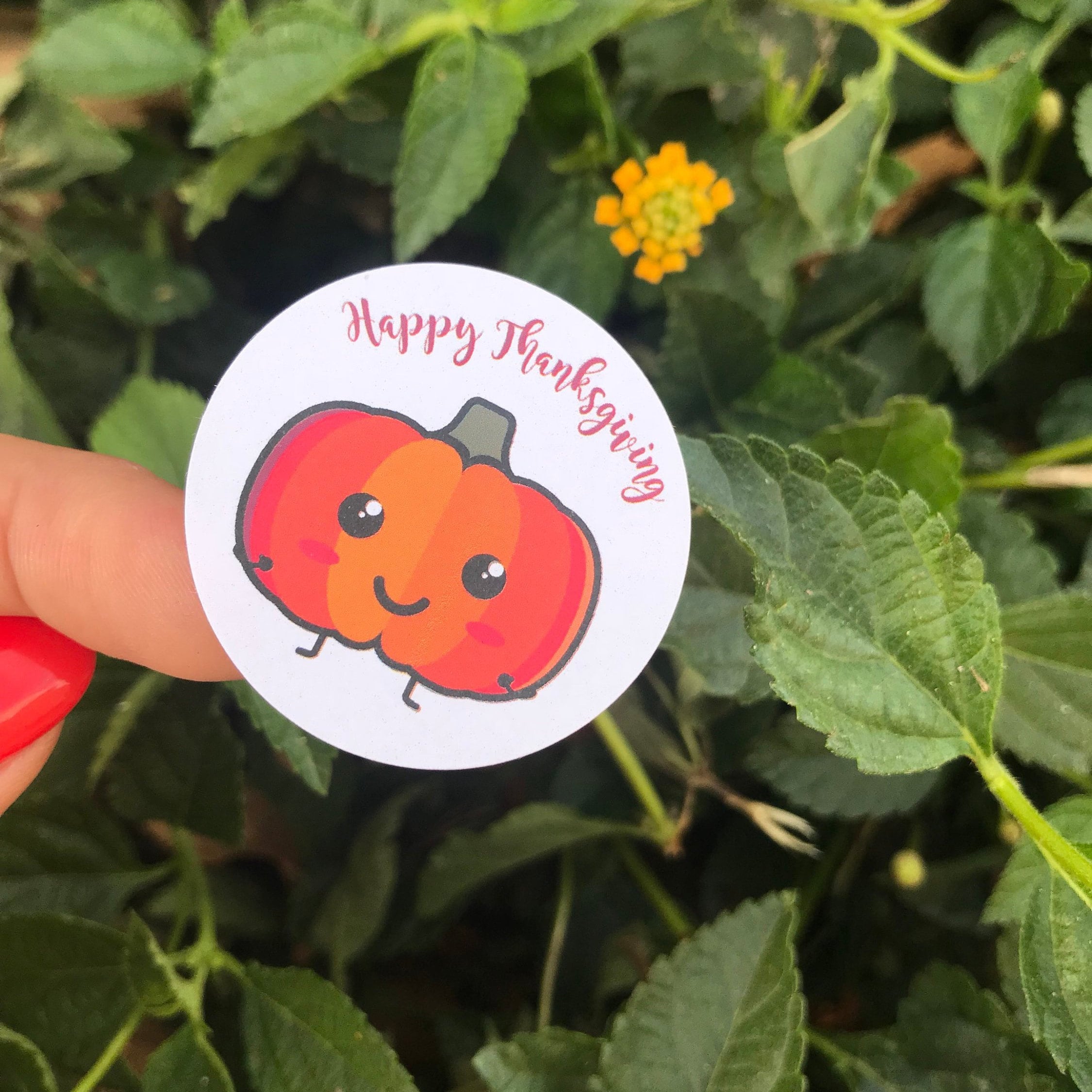 Thanksgiving Stickers-thanksgiving Labels Happy Thanksgiving - Etsy