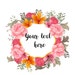 Flower Circle Logo Stickers: Custom Labels, Personalized Design - Etsy