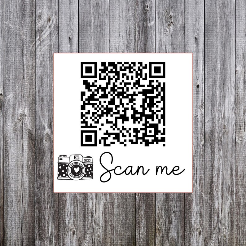 QR Code Stickers Personalized Stickers Custom Qr Stickers - Etsy