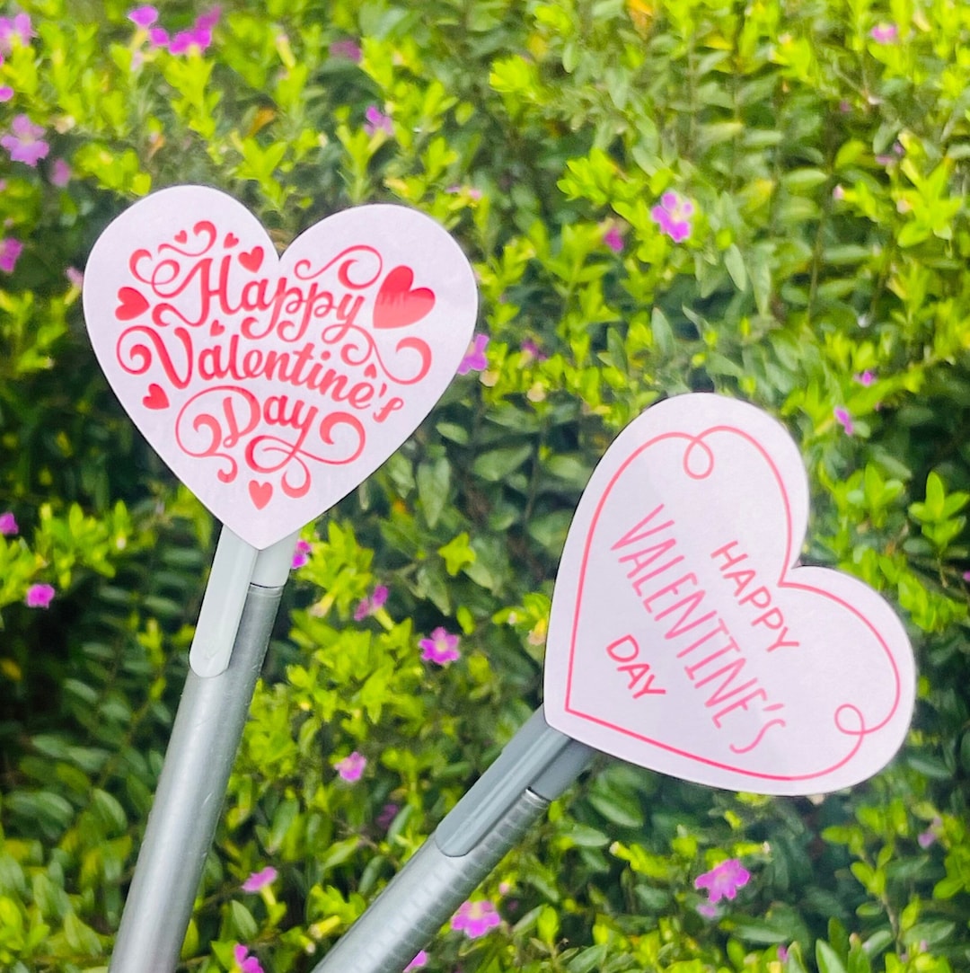 Heart Labels 2x2, Happy Velntine's Labels Heart Shape Heart Shape ...