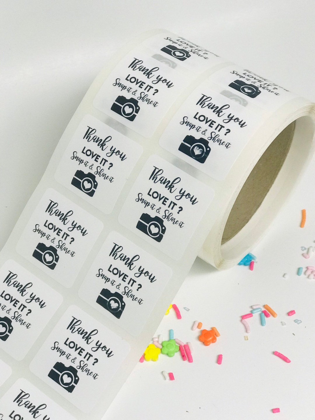 Social Media Labels,social Media Stickers, Love Stickers, Branding ...