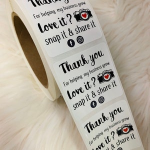 1 Pack Has 24 Labels, Social Media Labels, Snap It and Shared It, Small ...