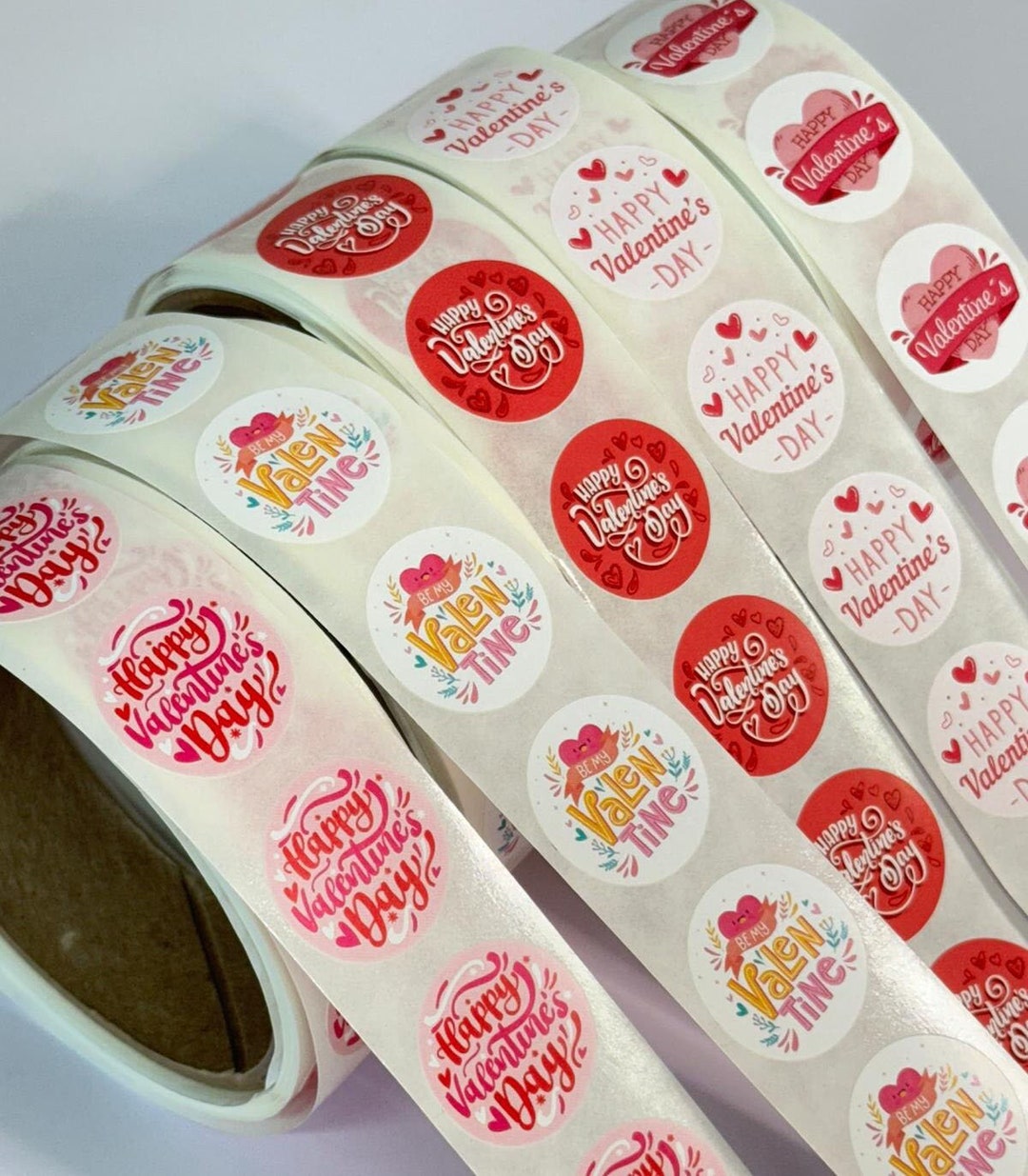 Valentine's Day Stickers, 25 Pack, Gift Labels - Etsy