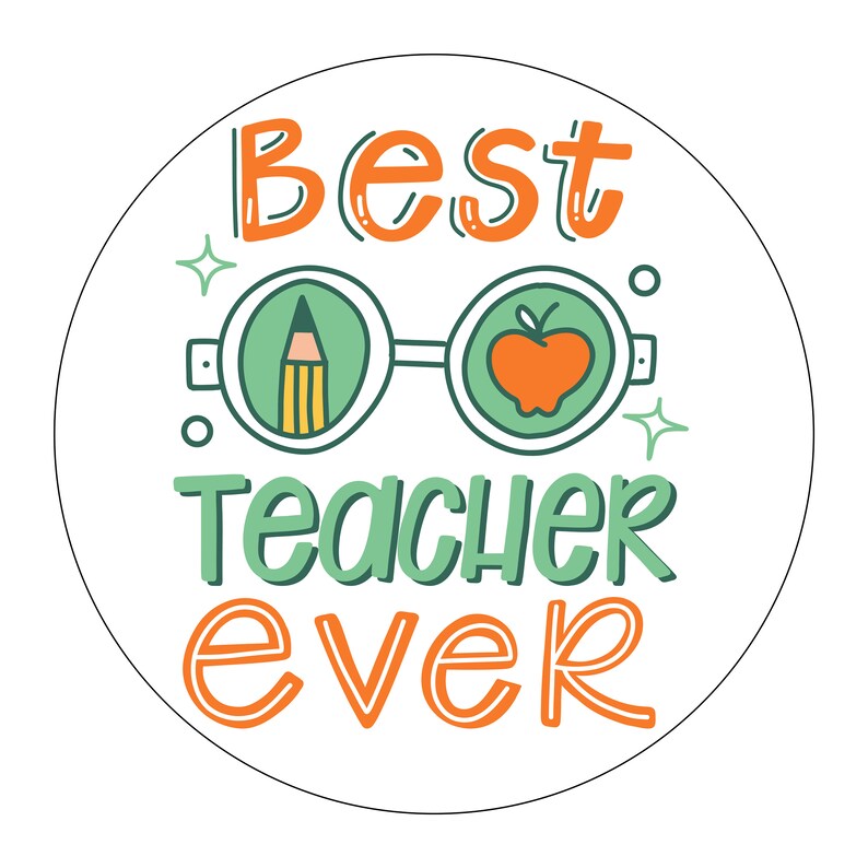 Teacher Appreciation Labels Teacher Teacher Labels BEST - Etsy