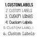 Custom Circle Chamoy Gummy Labels, Personalized Stickers - Etsy