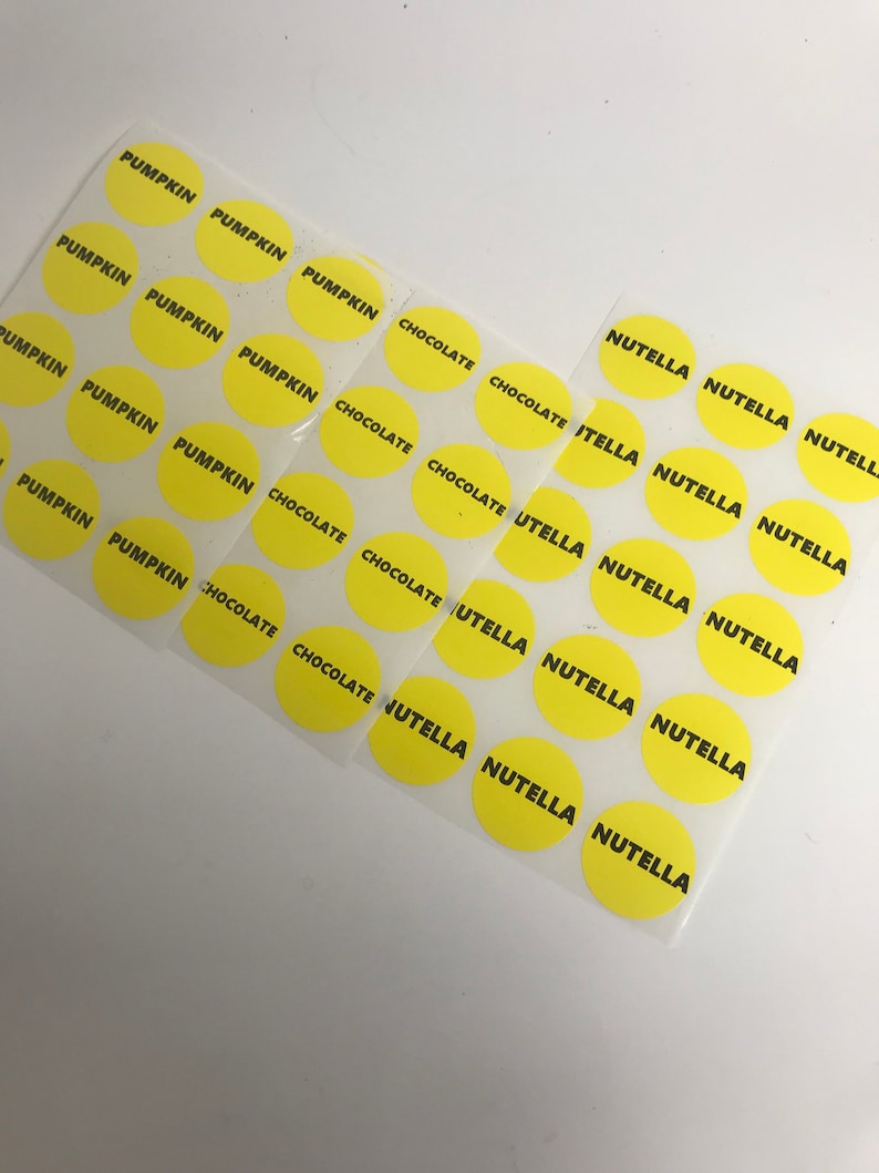 Flavor Stickers Stickers Bakers Bakeryscents Labels - Etsy