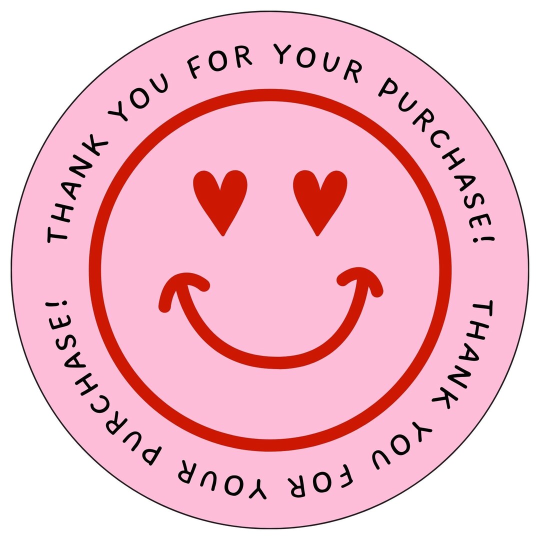 Thank You Stickers, Smiley Face Stickers, Smiley Face Thank You ...