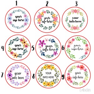 Circle Custom Labels, Custom Stickers, Logo Labels, Logo Stickers ...